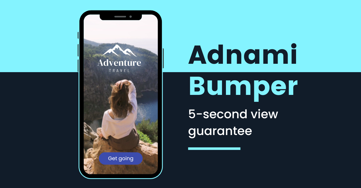 Adnami Bumper | Only pay for quality video impressions